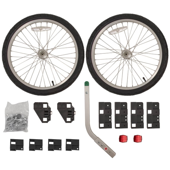 Wike Highsided Cargo Bike Trailer - Box-Style DIY Bike Trailer Kit ...