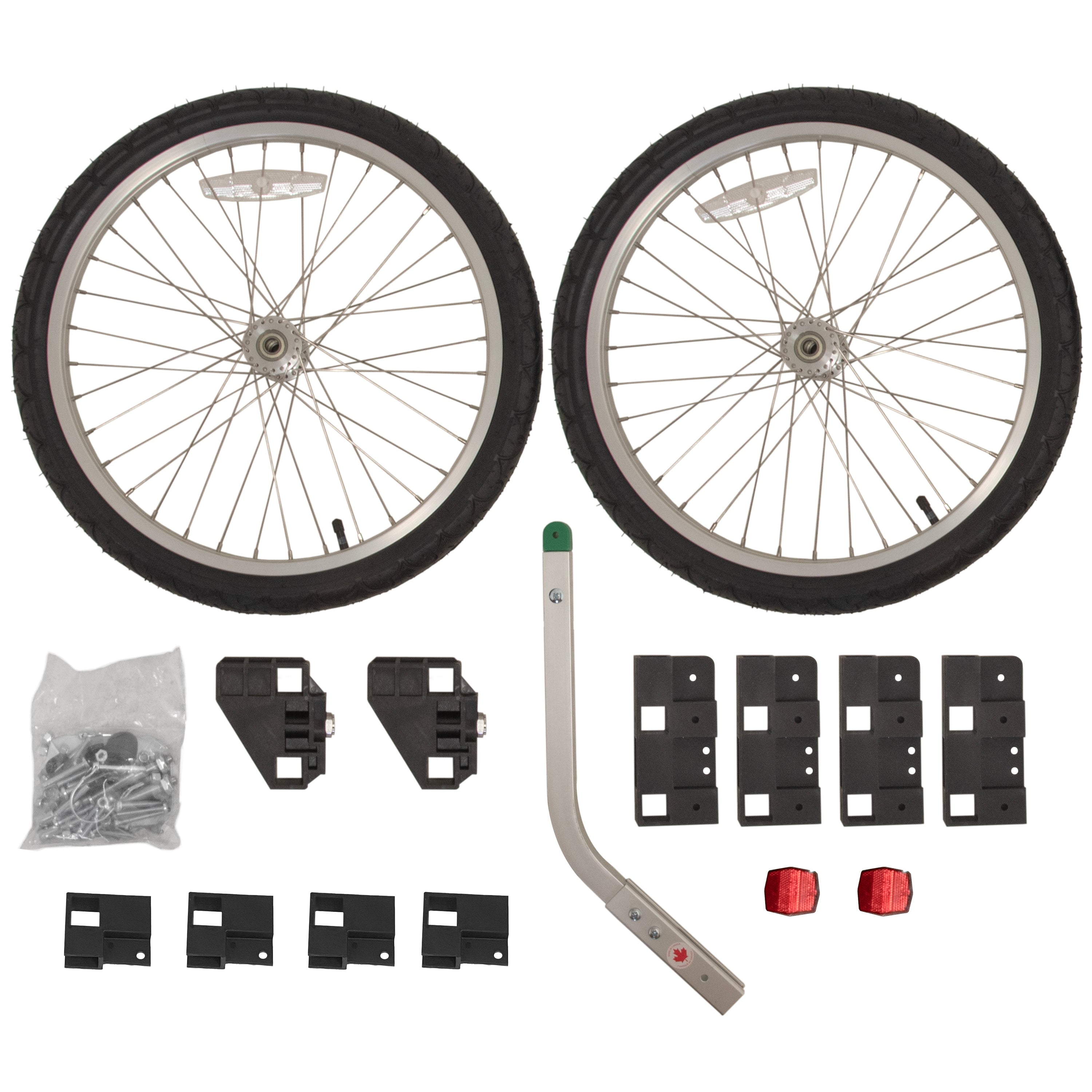Wike Highsided Cargo Bike Trailer - Box-Style DIY Bike Trailer Kit ...