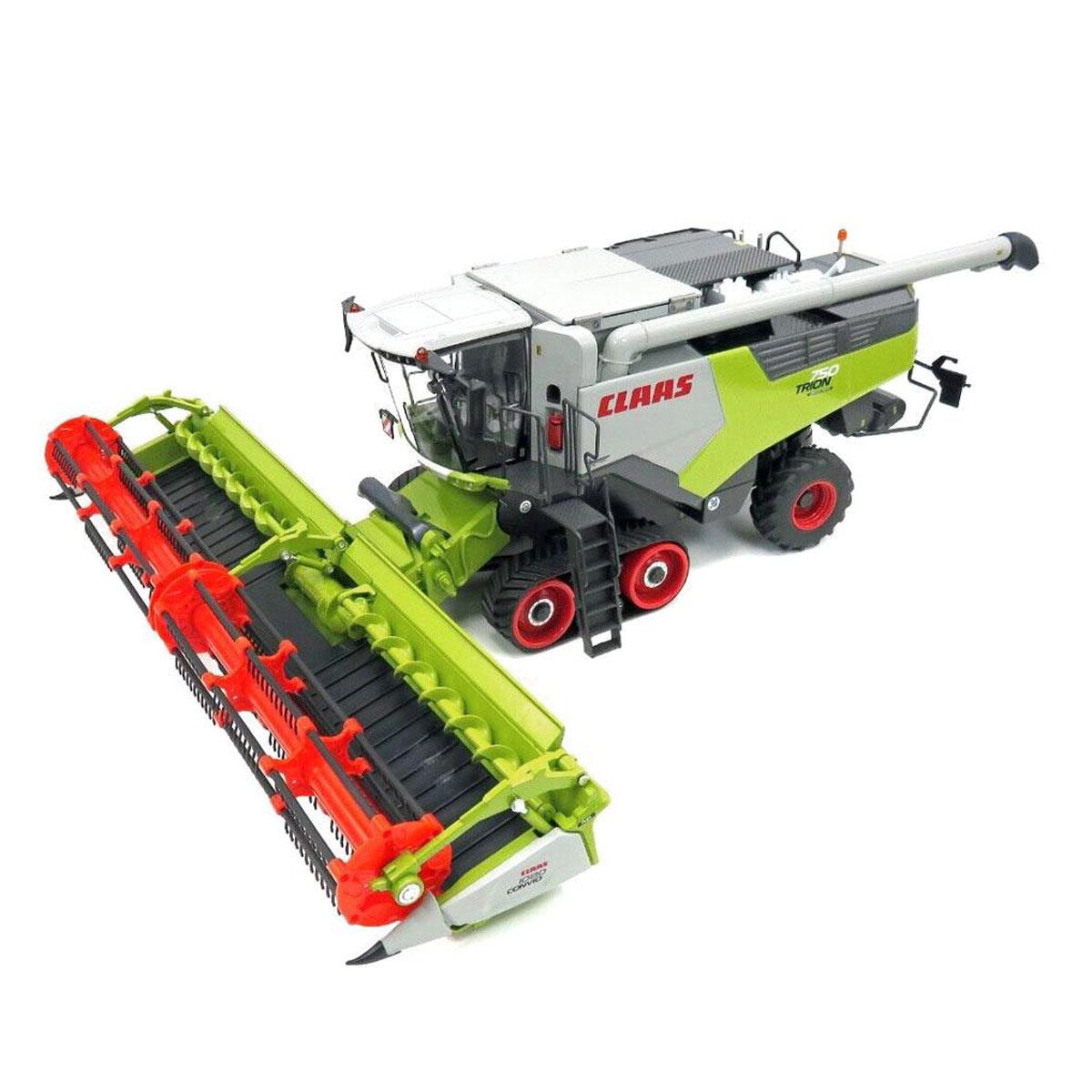 Wiking 1/32 Claas Trion 750 Terra Trac with Convio 1080 Flex Header ...