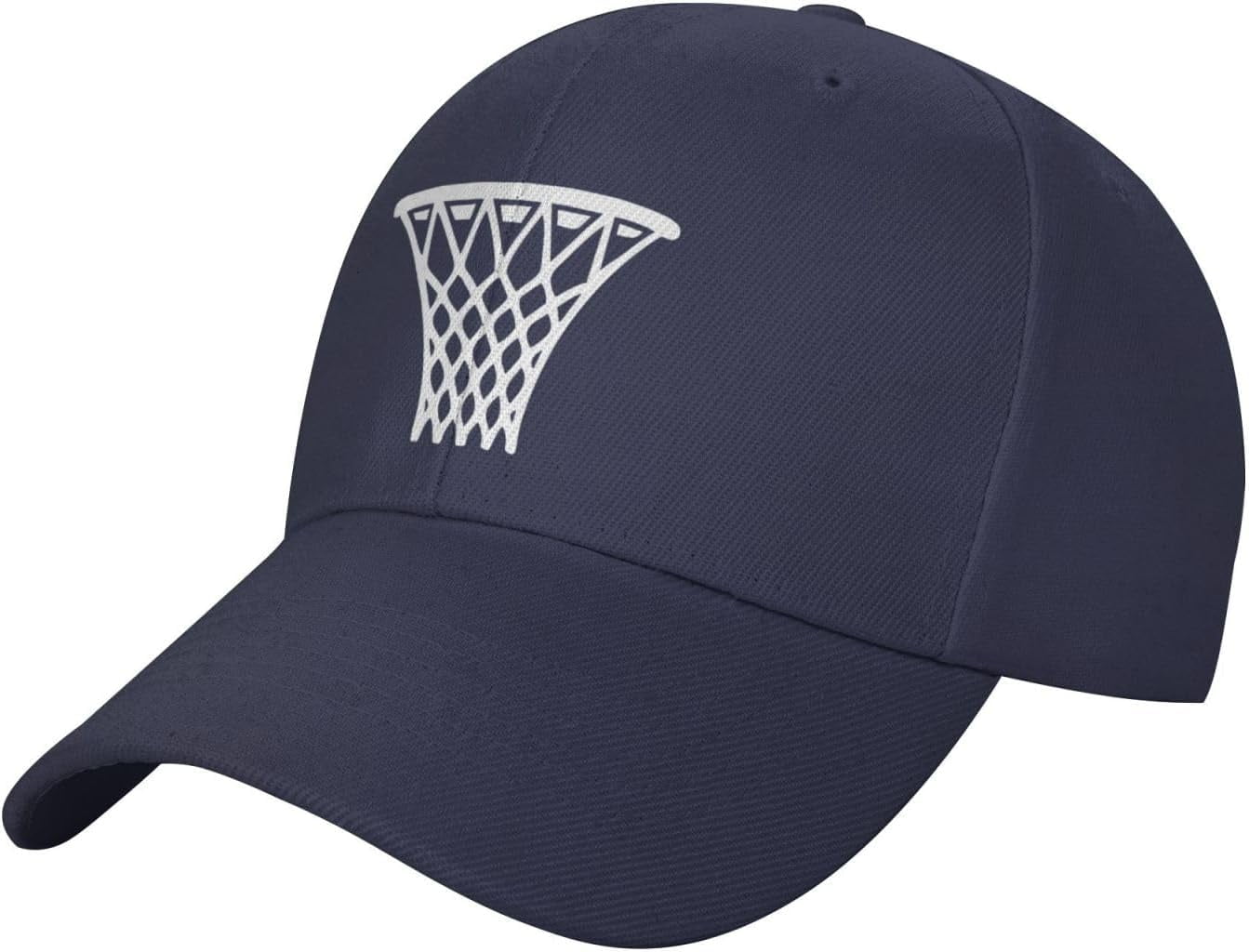 Wikjxiz Basketball Hoop Hat Black Baseball Cap Men Women Adjustable ...