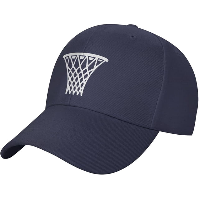 Wikjxiz Basketball Hoop Hat Black Baseball Cap Men Women Adjustable ...