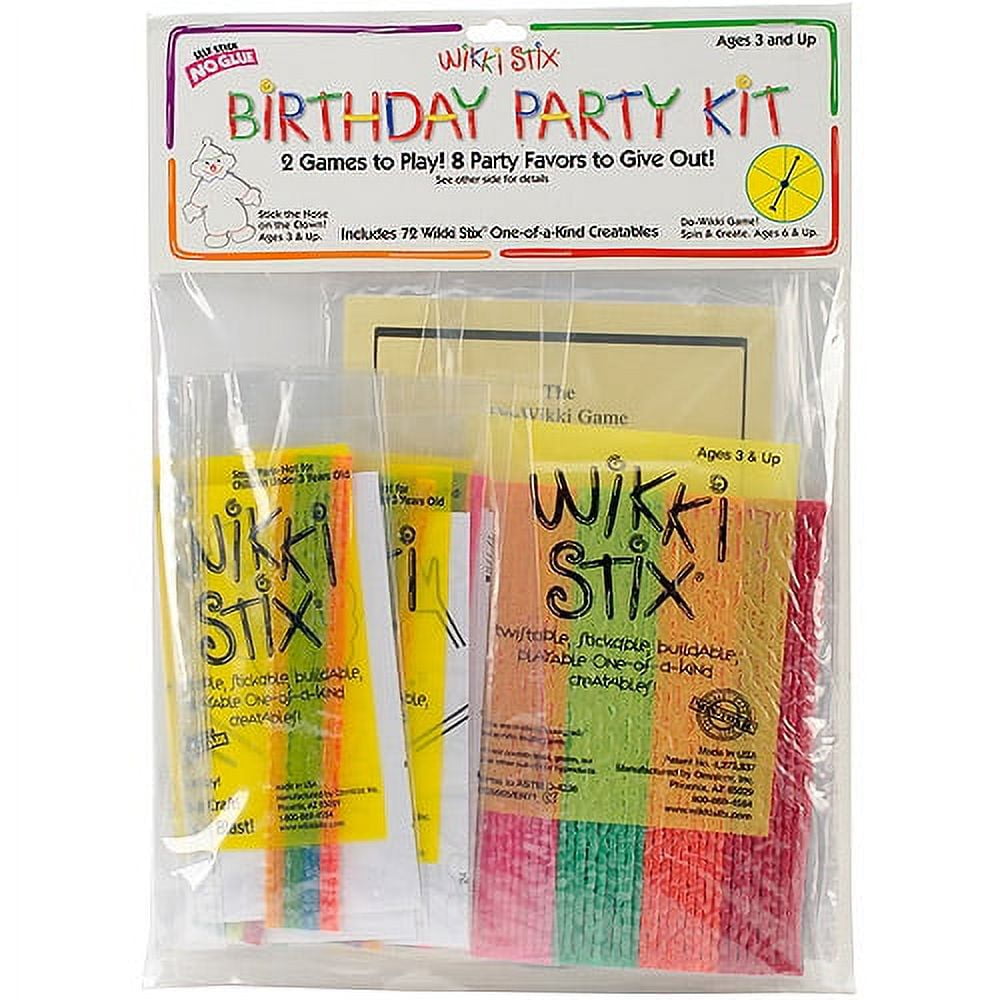 Wikki Stix Birthday Party Kit- - Walmart.com