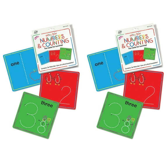 Wikki Stix® Numbers & Counting Cards Set, Pack of 2 Sets - Walmart.com