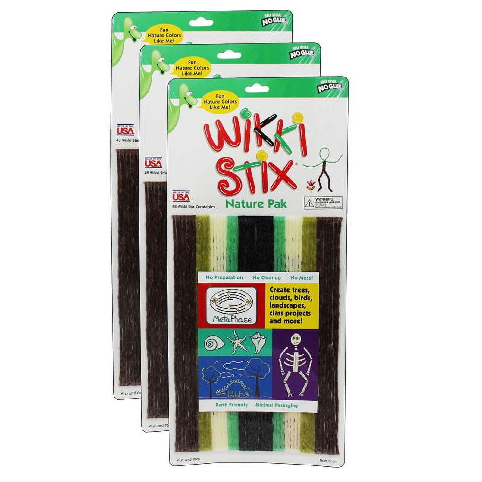Wikki Stix Wikki Stix Nature Colors 48/Pack 3 Packs (WKX802-3 ...