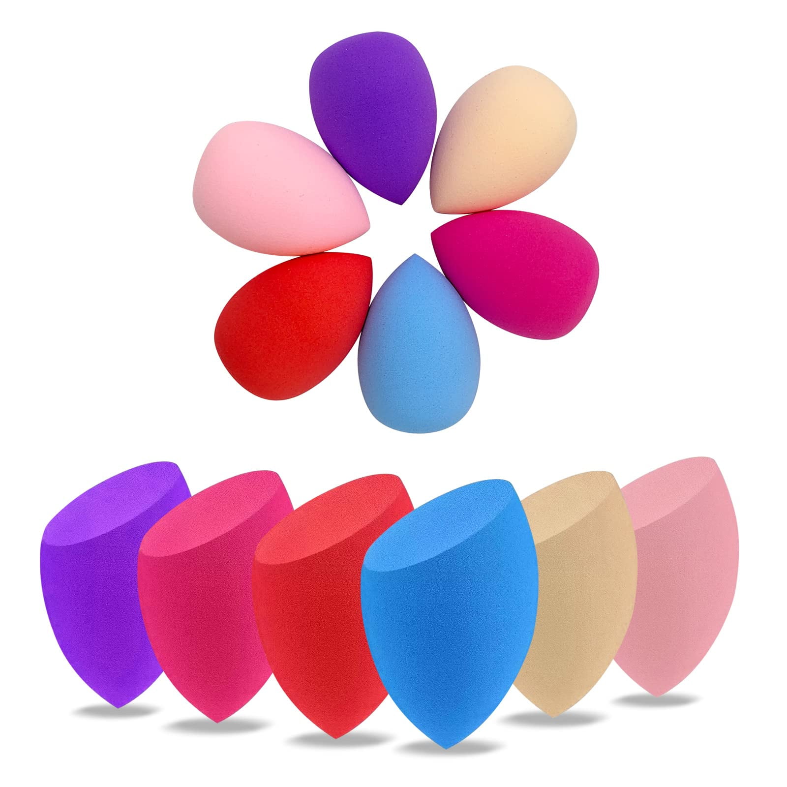 Wiko 12 Pcs Makeup SSF20 Sponge Set for Foundation Bulk Latex Free ...