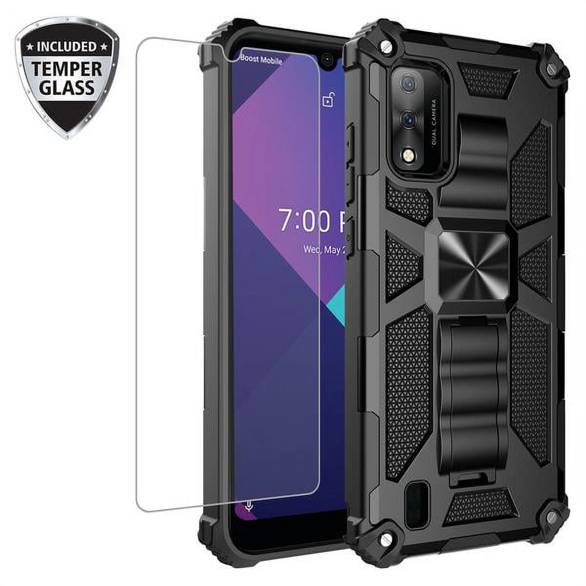 Wiko Ride 3 Case w/Tempered Glass Screen Protector Ring Car Mount ...