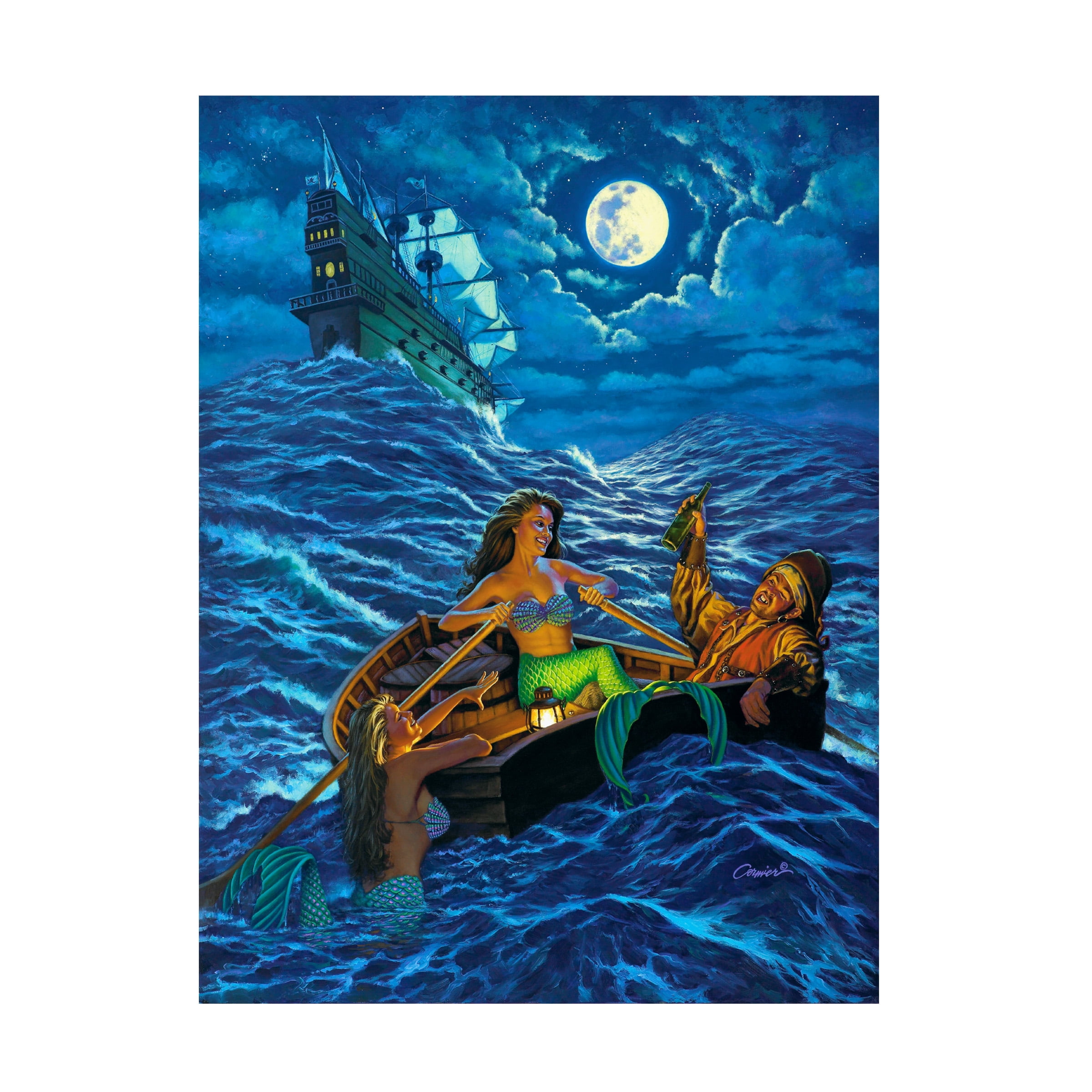 Wil Cormier Party Canvas Art - Giclee Print - 24x32 inches - Walmart.com