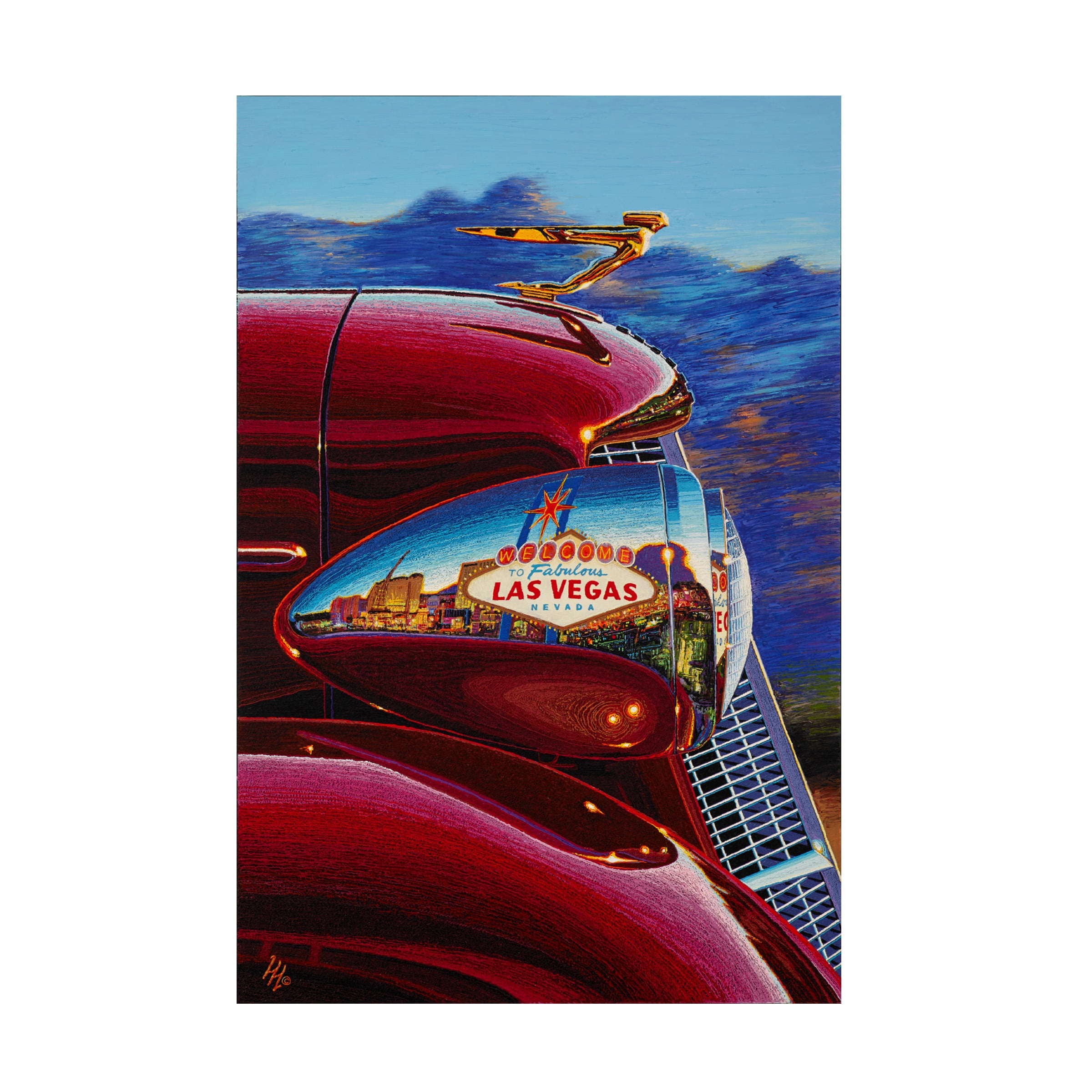 Wil Cormier 'Las Vegas A World Of Difference' Canvas Art - Walmart ...