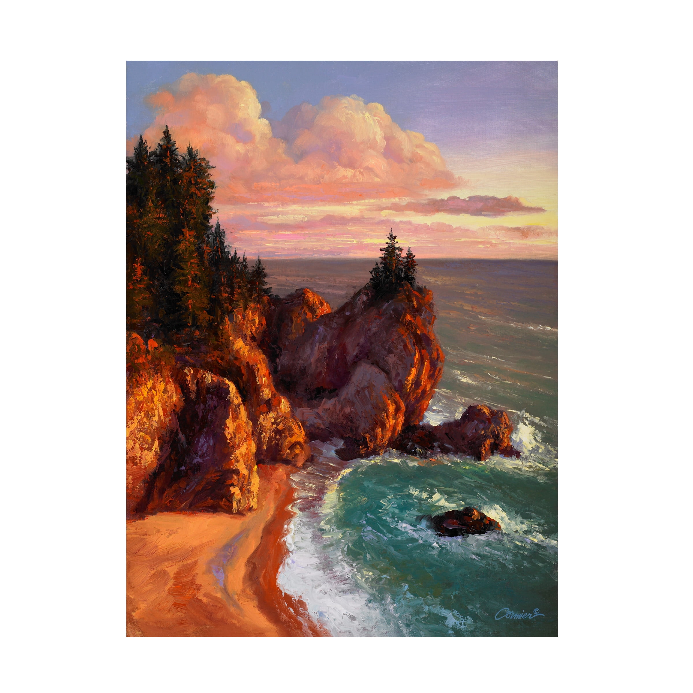 Wil Cormier 'Rocky Shores' Canvas Art - Walmart.com