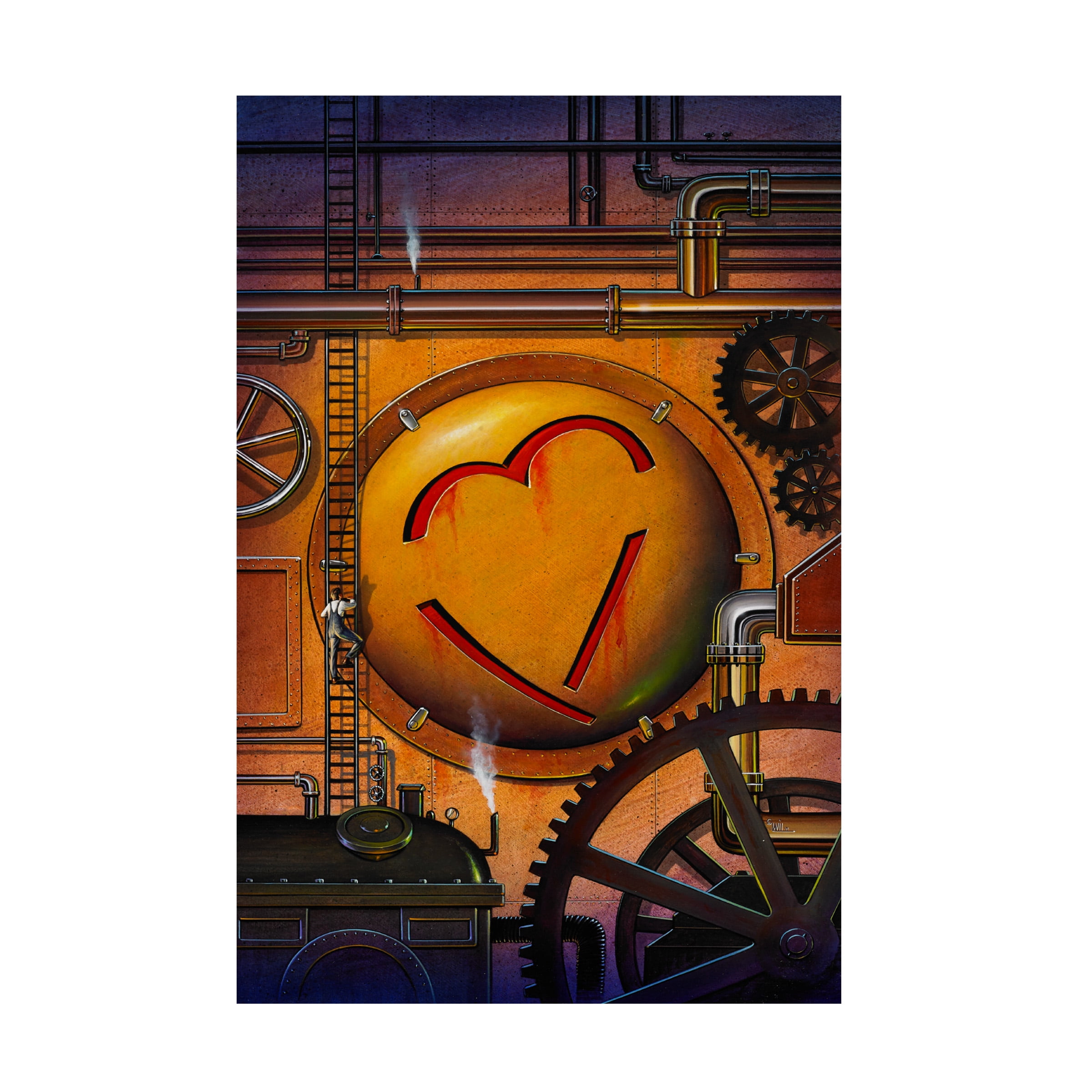 Wil Cormier 'Through The Heart' Canvas Art - Walmart.com