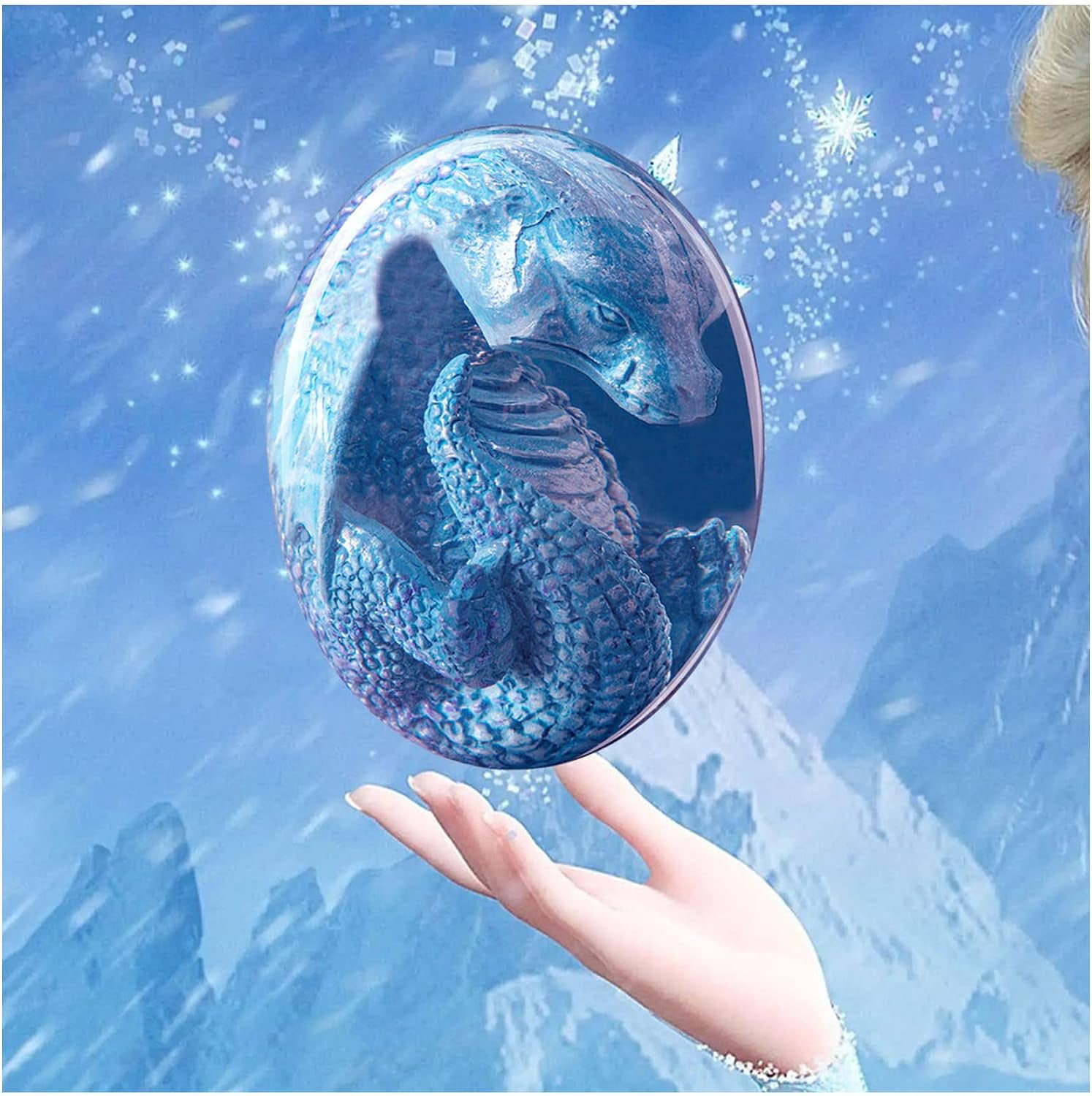 Wilbeva Lava Dragon Eggs for Gifts and Decorations, Crystal Resin ...