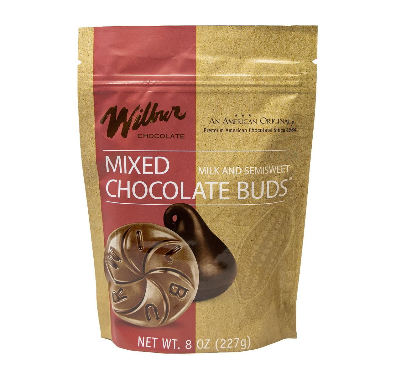 Wilbur Buds Semi-Sweet & Milk Chocolate, 8 ounce bag - Walmart.com