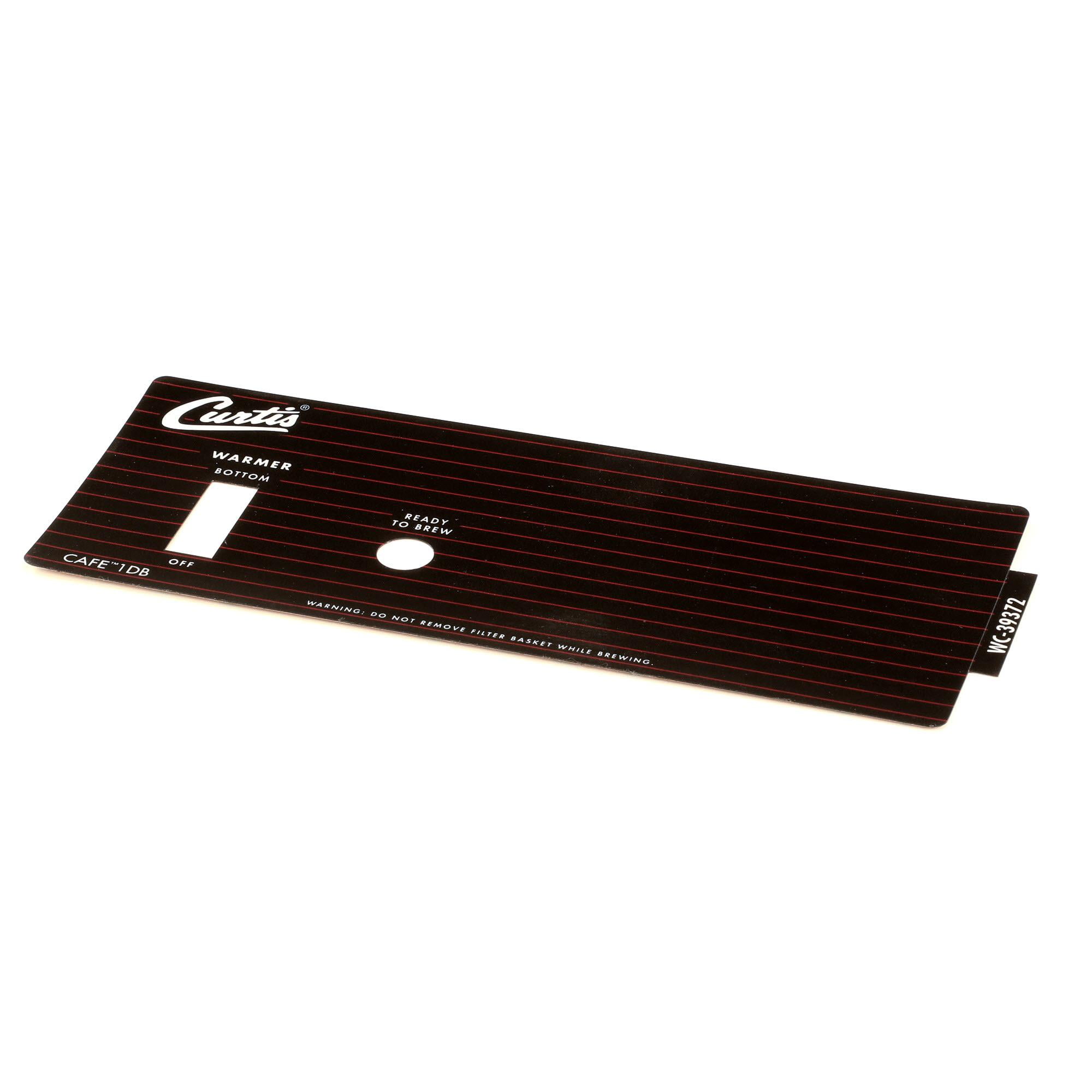 Wilbur Curtis Label, Sw Panel Caf 1 Curtis WC-39372 - Genuine OEM ...