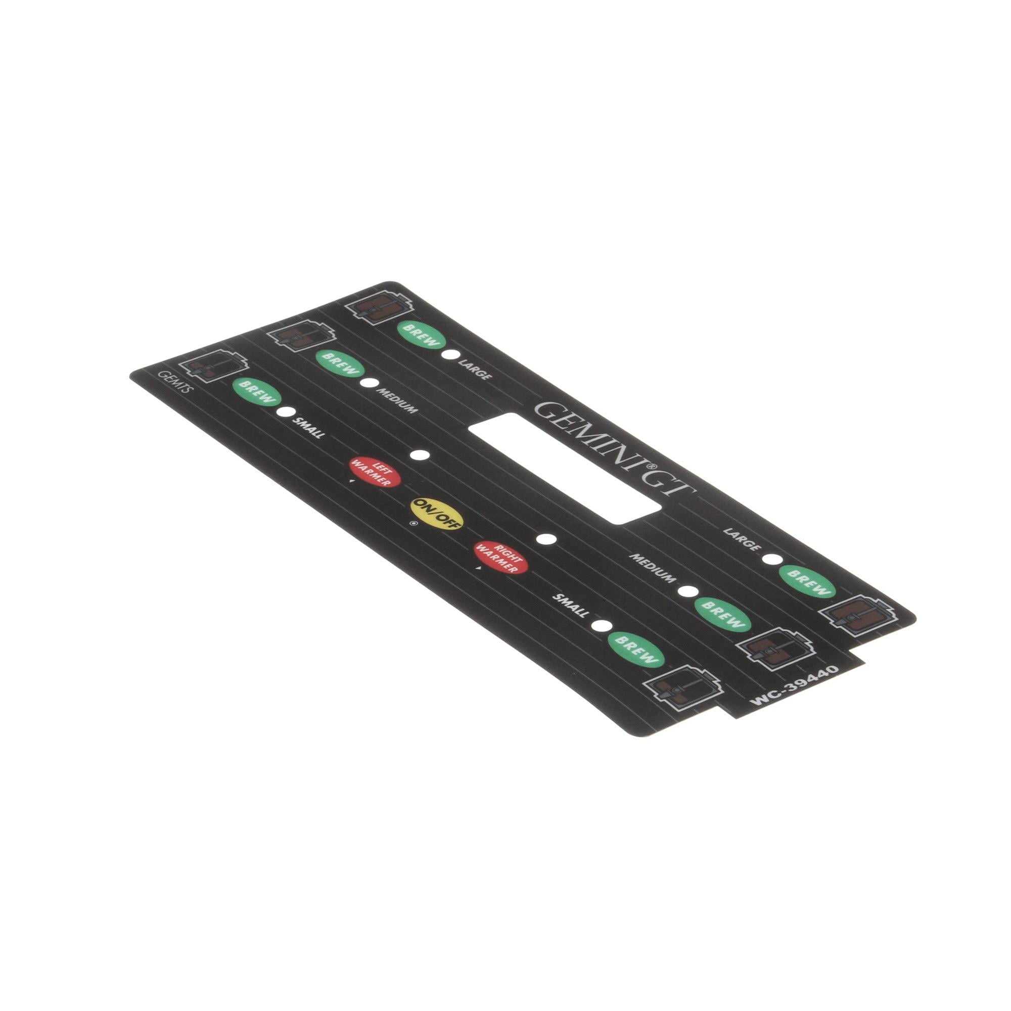 Wilbur Curtis WC-39440 Label, Ucm Overlay Gemts Twin 3-Batch Curtis ...