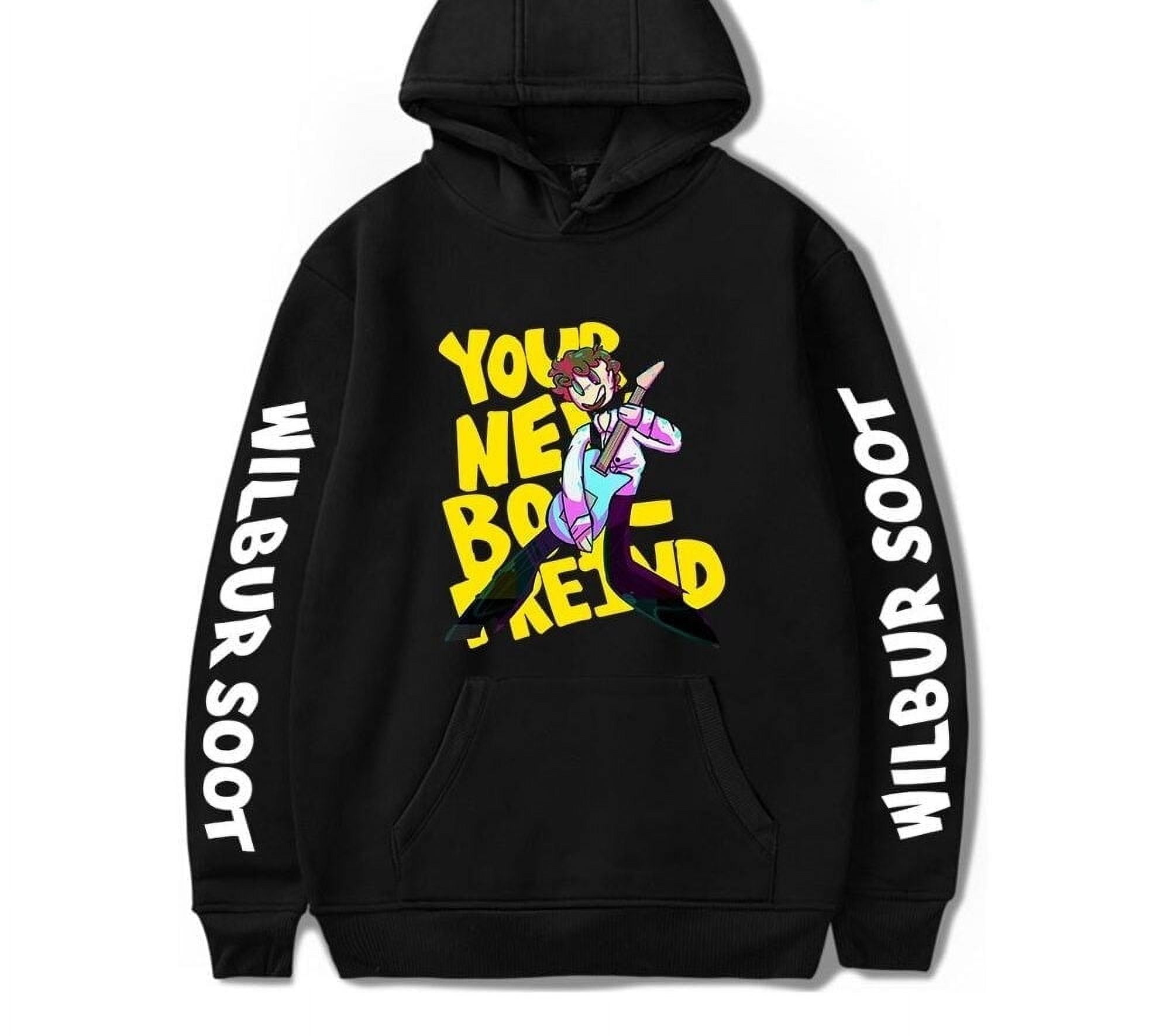 Wilbur Soot Merch Your New BoyFriend Hoodie Winter Sweatshirt Unisex ...