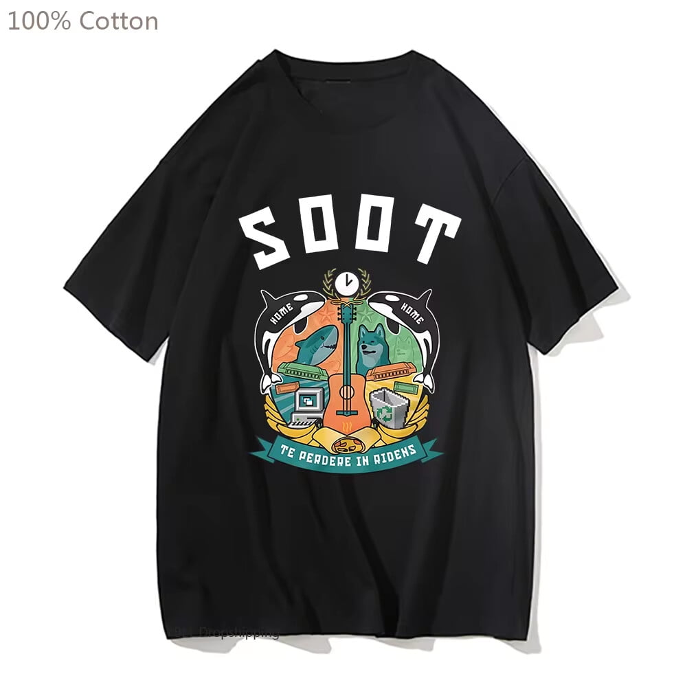 Wilbur Wilbur-Soot T-shirt Dream Smp Team Merch Tshirt - Walmart.com