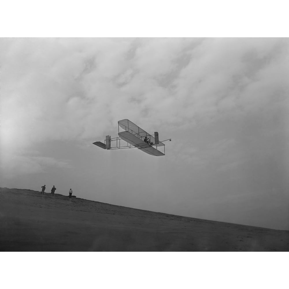 Wilbur Wright Pilots A Glider During Wright Brothers' Flight ...