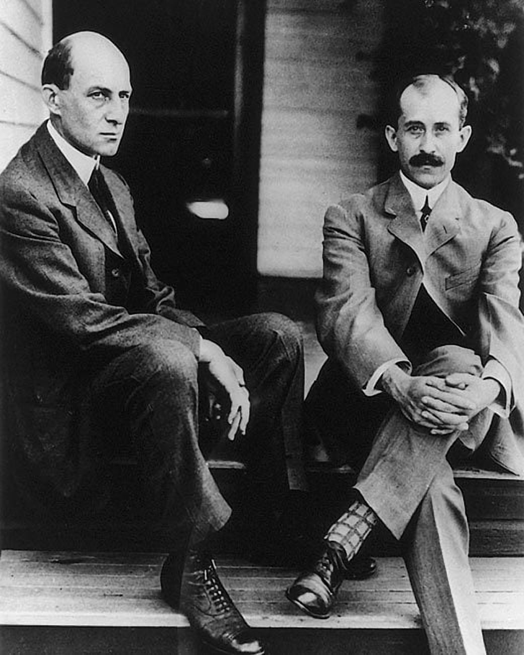 Wilbur and Orville Wright Brothers Portrait Style - B - 20x30 Inch ...