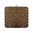 Wild Abstract Leopard Skin Dish Drying Mats for Kitchen Counter ...