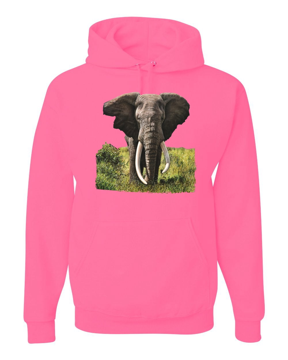 Wild African Forest Elephant Nature Fashion Graphic Hoodie Sweatshirt ...
