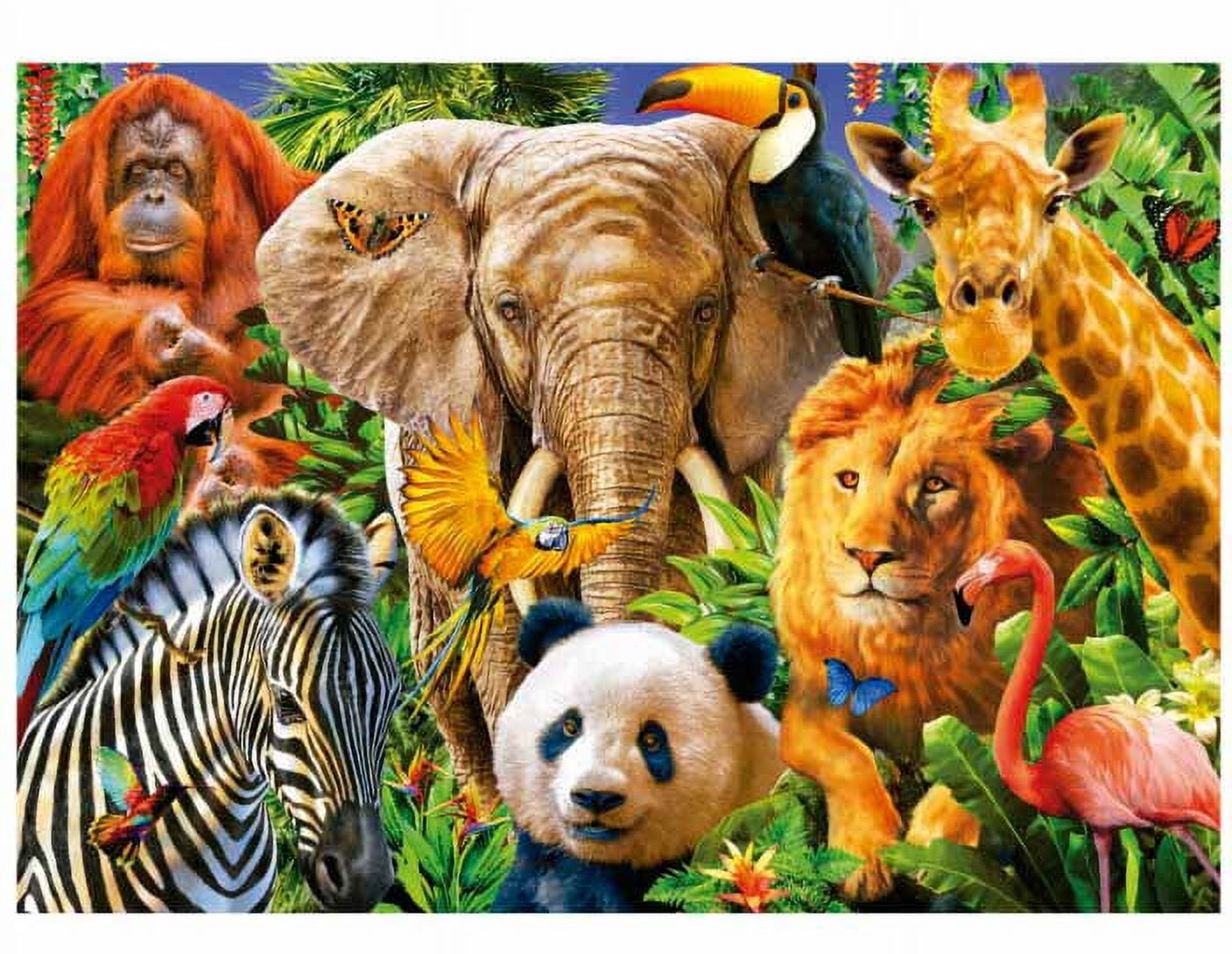 Wild Animal Collage - Walmart.com