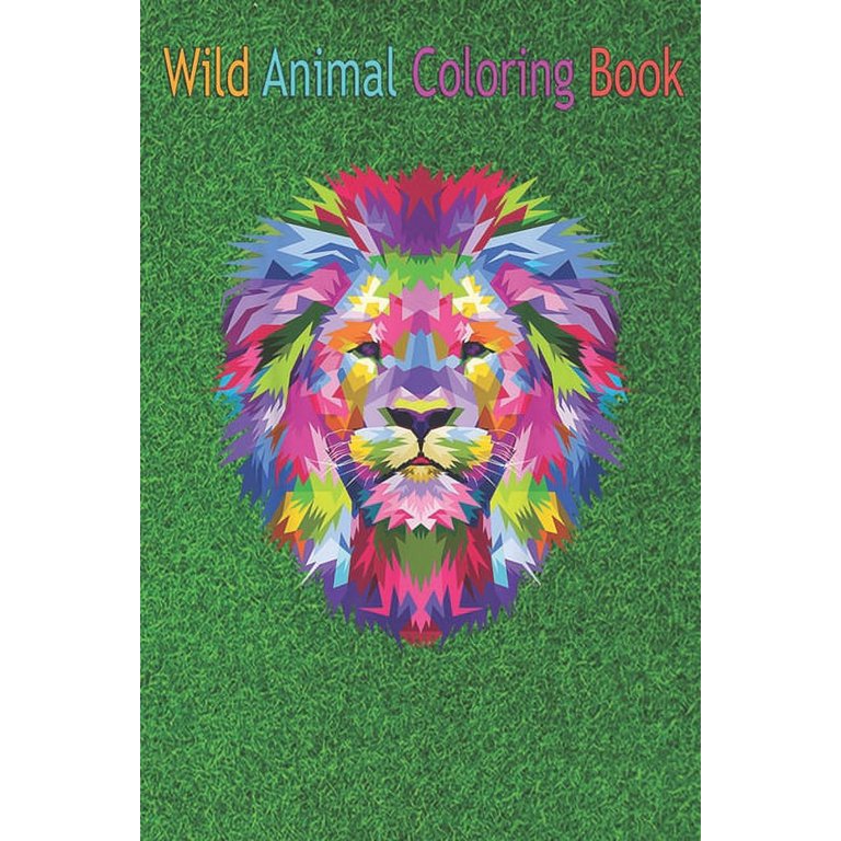 stress relief coloring pages lion face