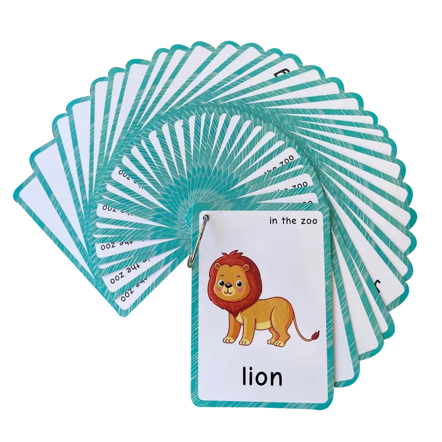 Wild Animal Flash Cards | Learning Toys Flashcards for Children Pre-K ...