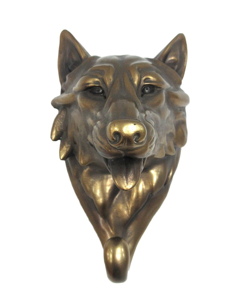 Wild Animal Head Single Wall Hook Hanger Animal Shape Rustic Faux ...