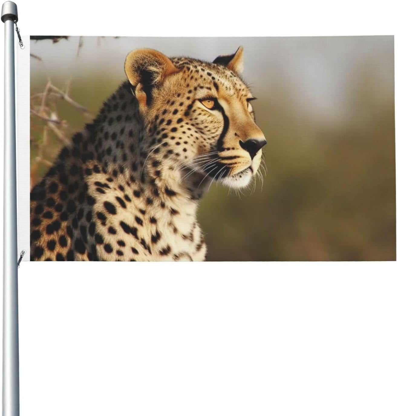 Wild Animal Leopard Flag 3x5 ft Flags for Outside Funny Banner Garden ...