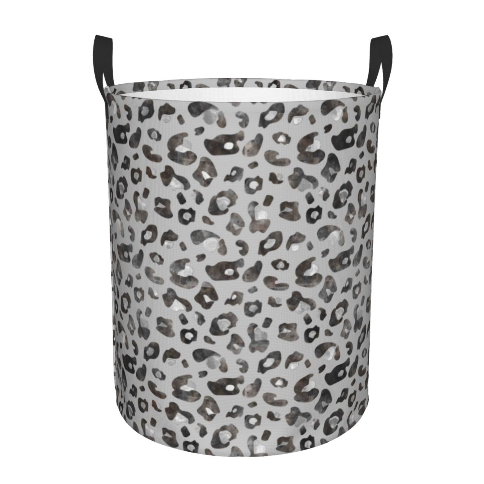 Wild Animal Leopard Print Laundry Basket, Laundry Hamper Waterproof ...
