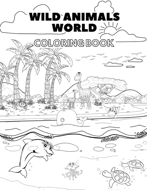 Land Animals Coloring Pages