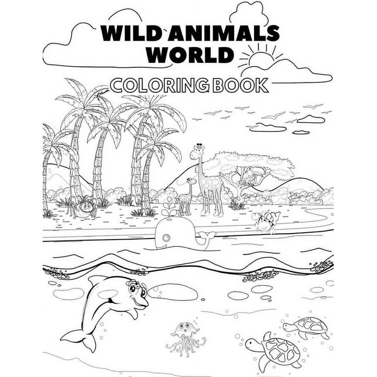animals of the world coloring pages