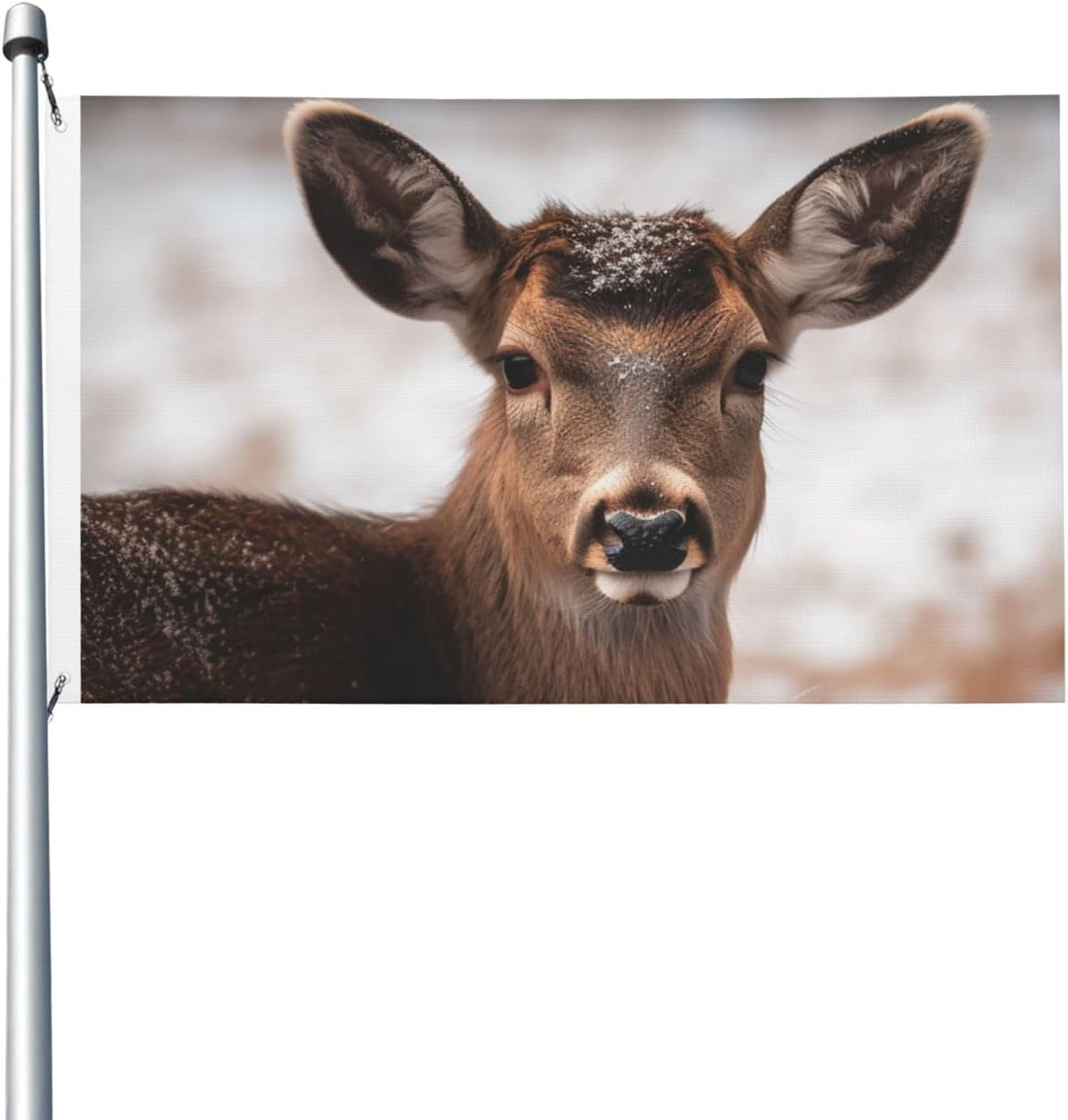 Wild Animals Deer Flag 4x6 ft Flags for Outside Funny Banner Garden ...
