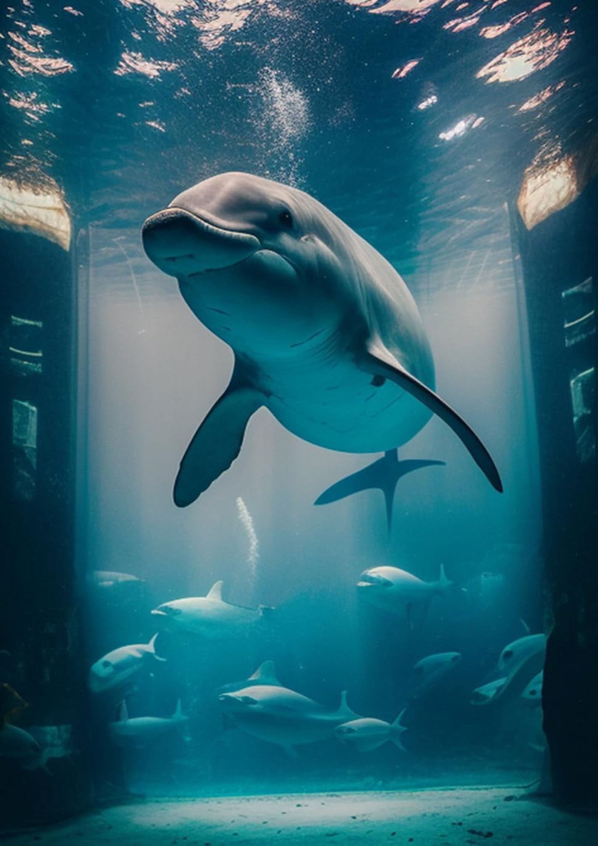 Wild Animals Jigsaw Puzzles 35 Pieces,Cute Dolphin Puzzles for Adults ...