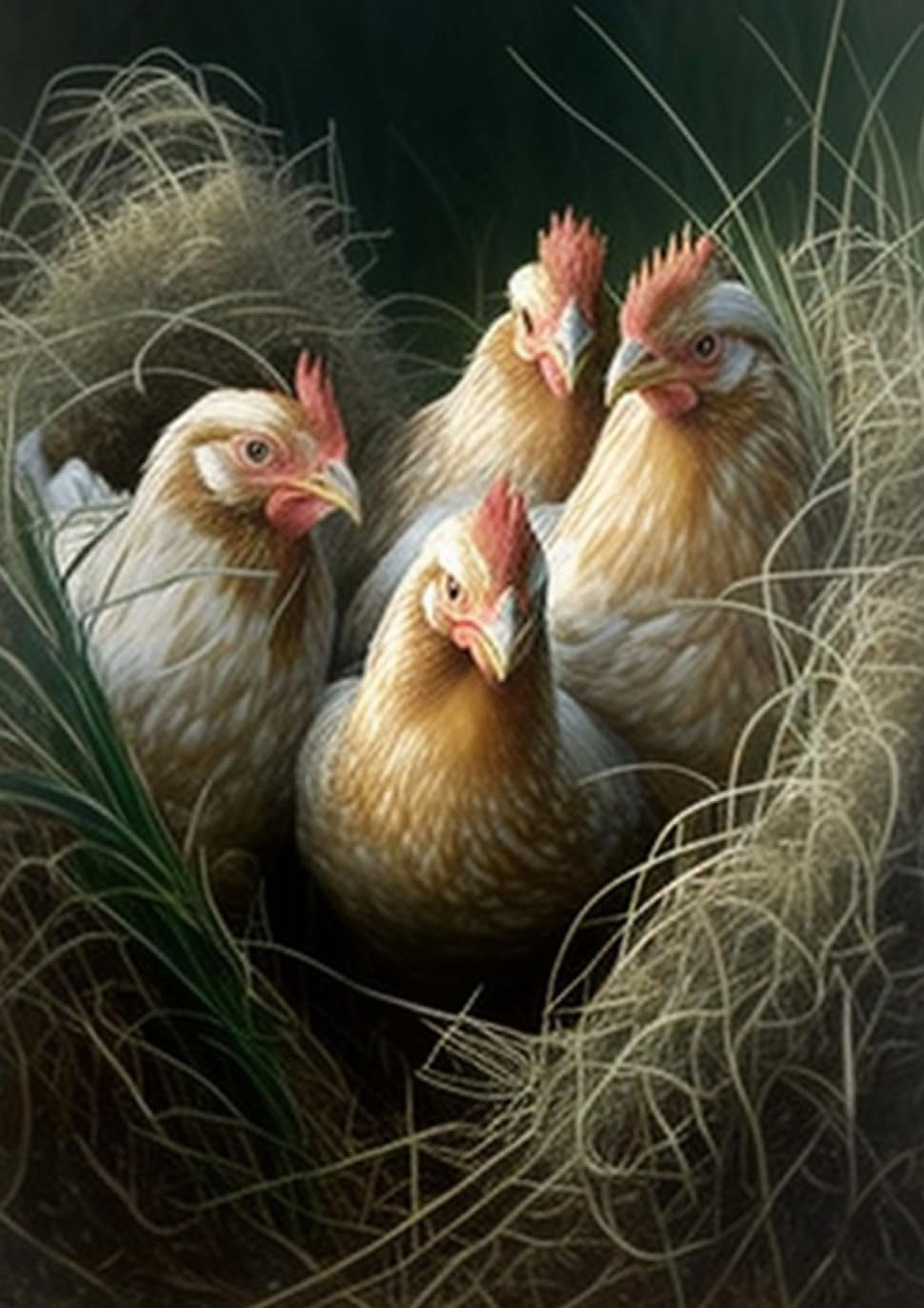 Wild Animals Jigsaw Puzzles 35 Pieces,Cute hens Puzzles for Adults ...