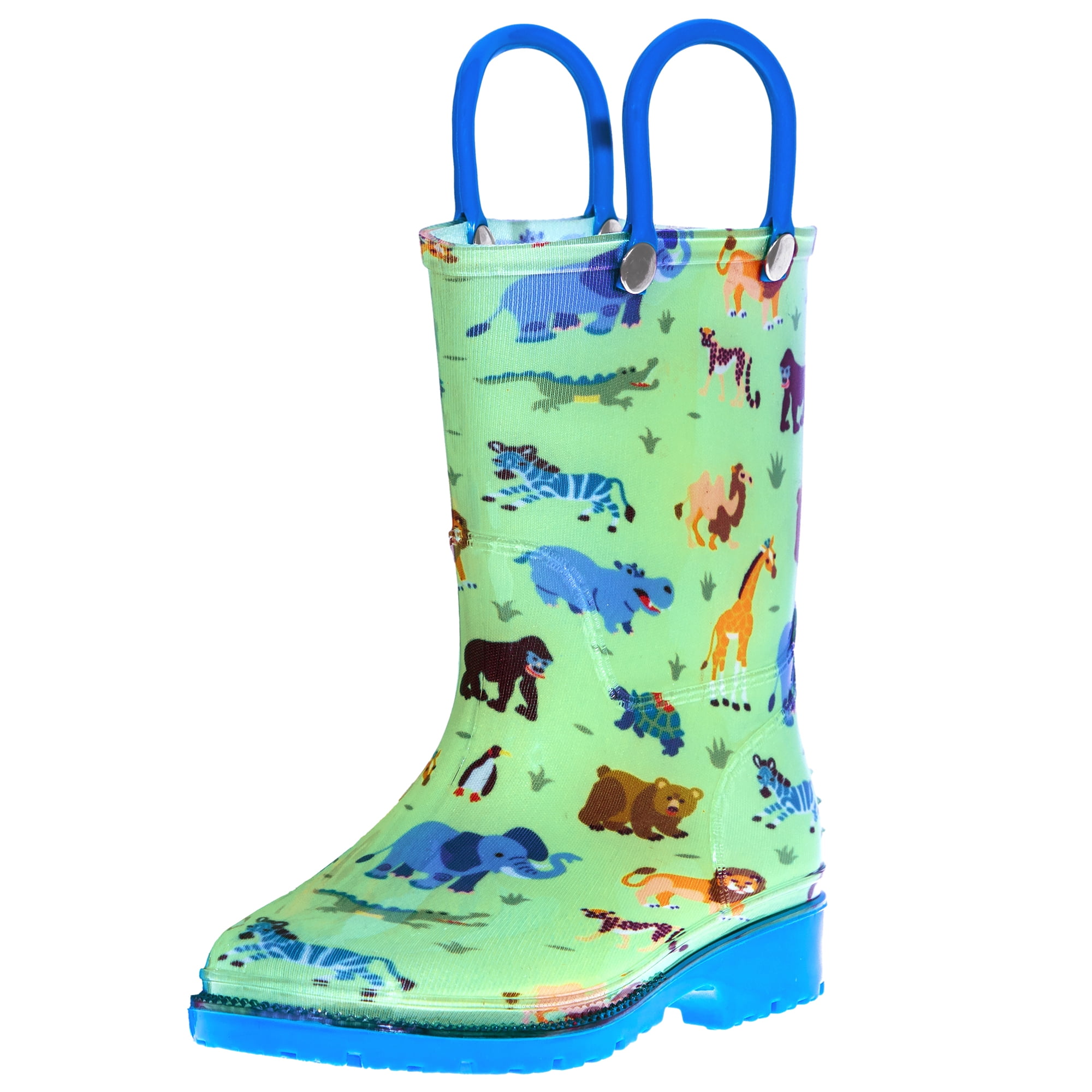 Wild Animals Rain Boots, size 13 - Walmart.com
