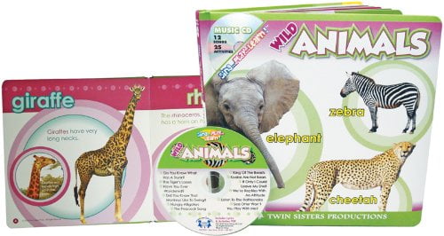 Pre-Owned Sing... Play... Learn! Wild Animals [With CD (Audio)] (Board ...
