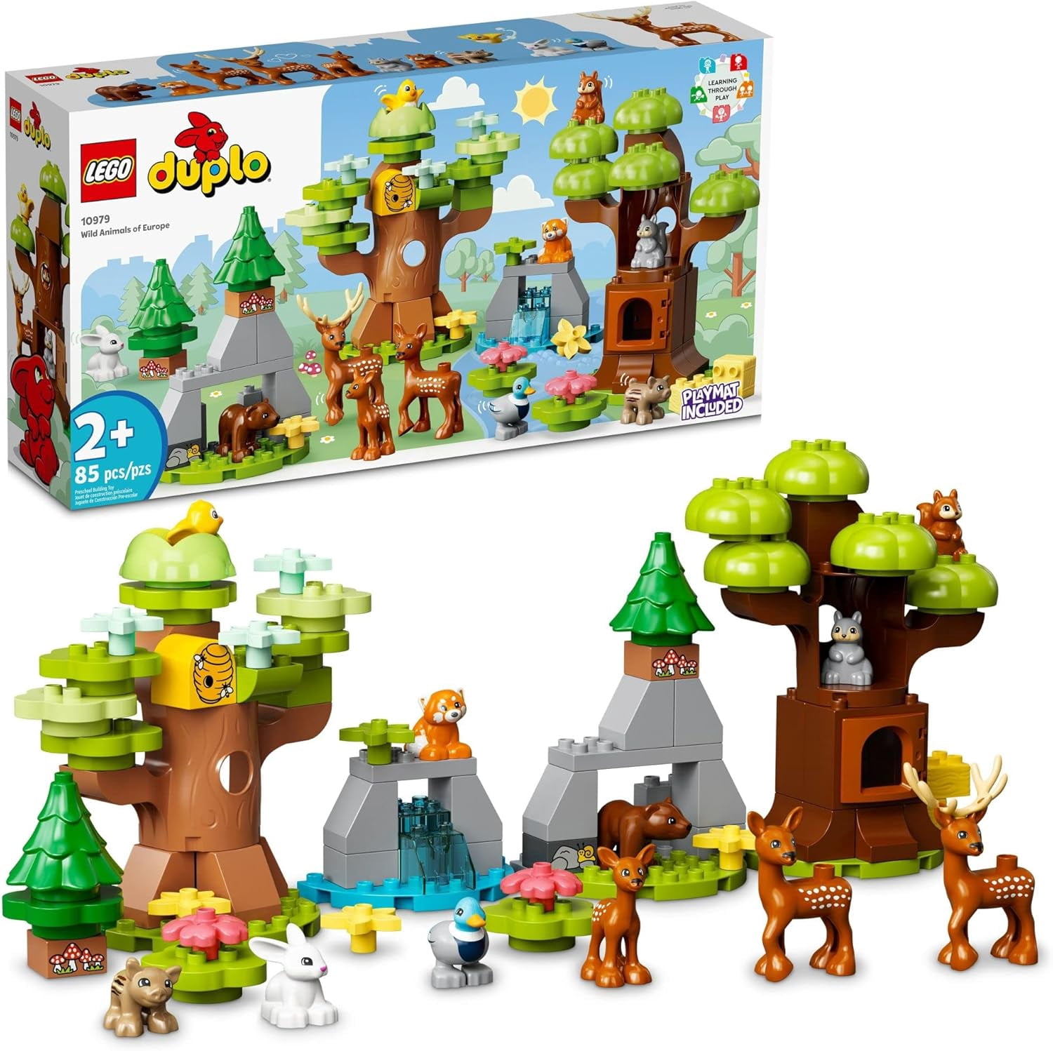 Wild Animals of Europe 10979, Preschool Learning Toys for Toddlers 2 ...