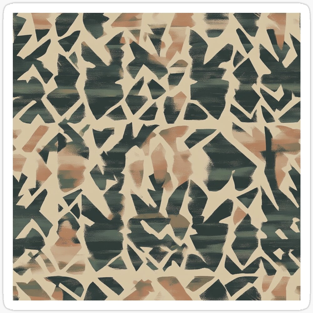 Wild Atmosphere In Tribal Patterns Sticker Kir-4437 - Walmart.com