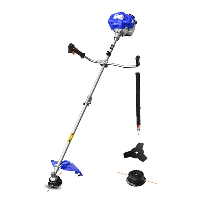 Wild Badger Power String Trimmer/Edger/Brush Cutter 52cc 18" Gas Weed ...