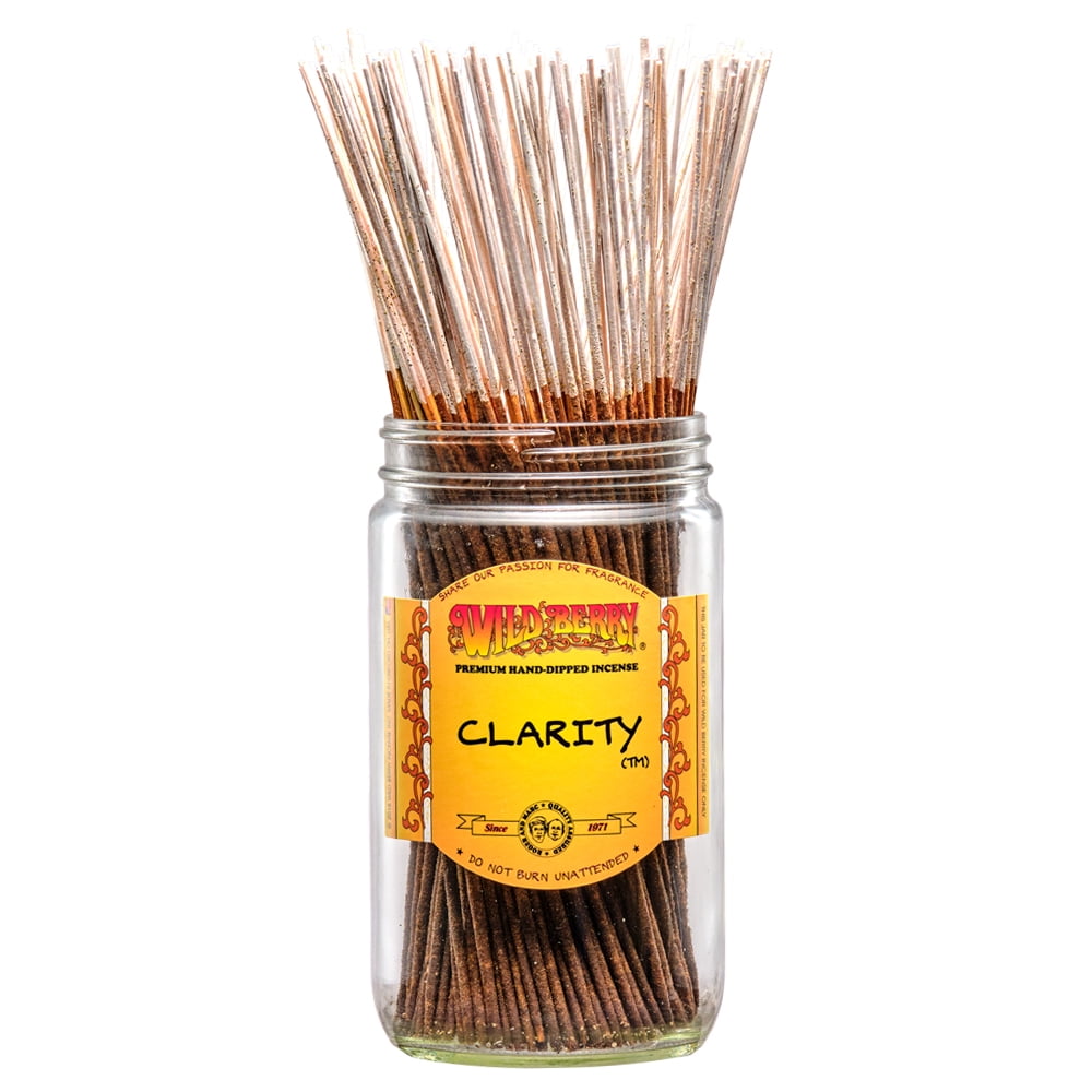 Wild Berry Incense Traditional 11" Sticks - Clarity - 100 Sticks - USA ...