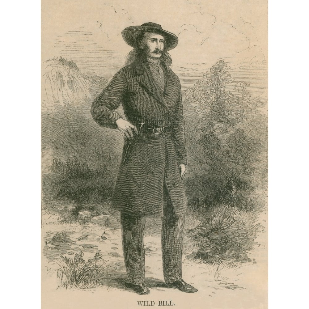 Wild Bill Hickok History Poster Print - Walmart.com