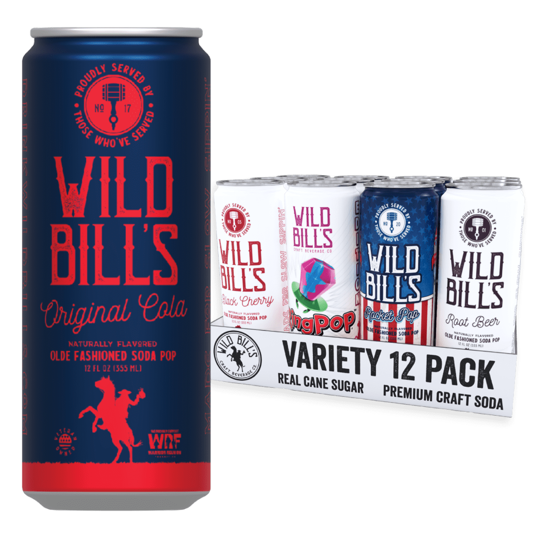Wild Bill's - 12-Flavor Soda Variety Sampler, Root Beer + Grape ...
