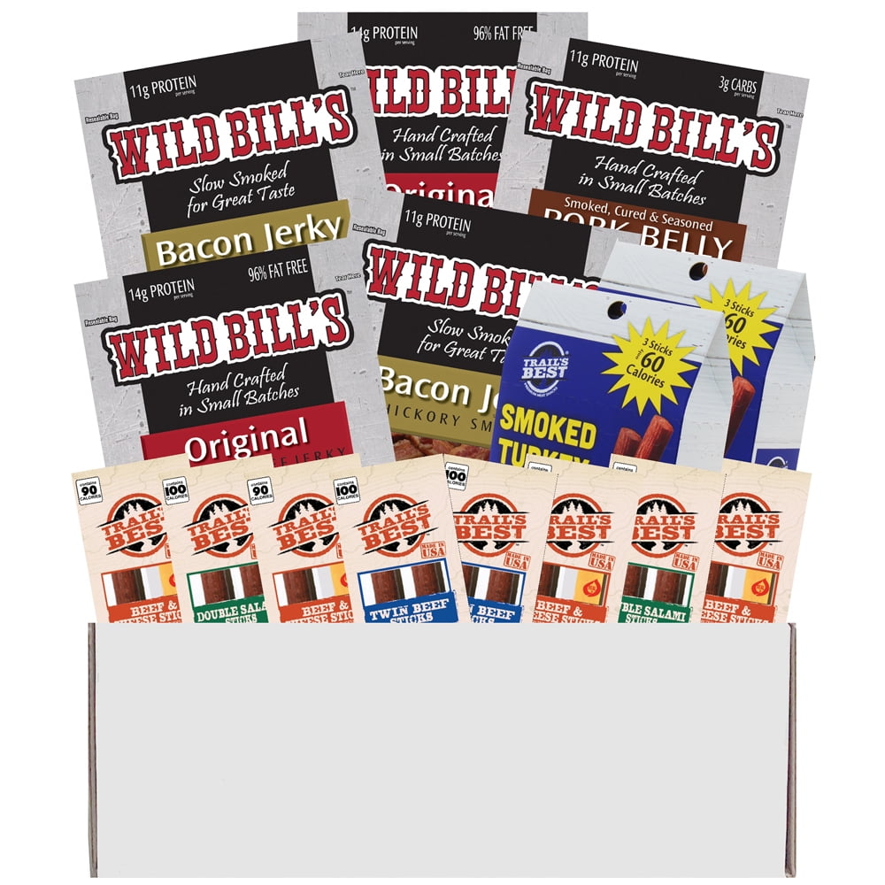Wild Bill's Multi-Brand 15-Piece Low Carb Sampler Gift Boxes (each with ...