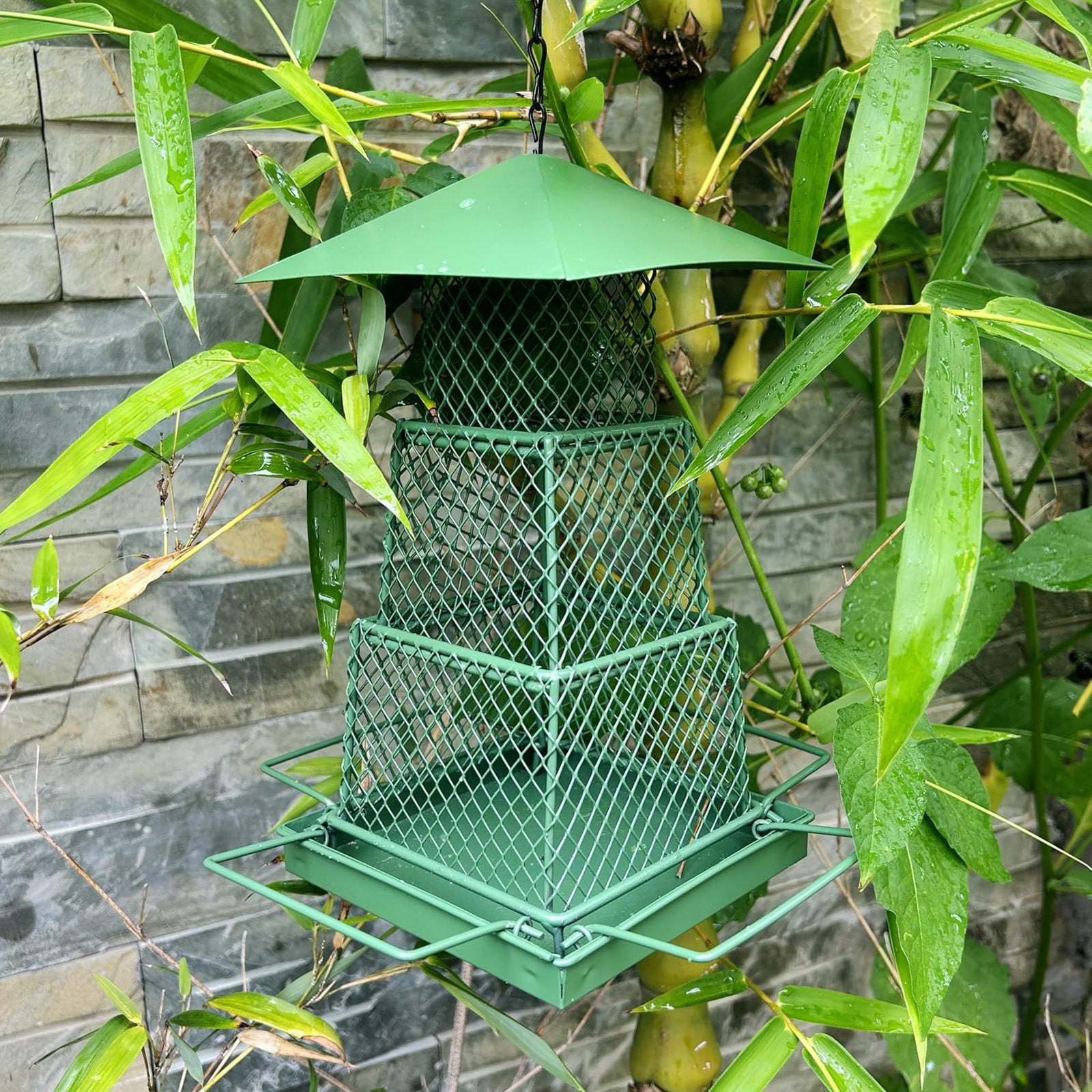 Wild Bird Feeders,Bird Feeders for Outdoors,Squirrels Proof Extendable ...