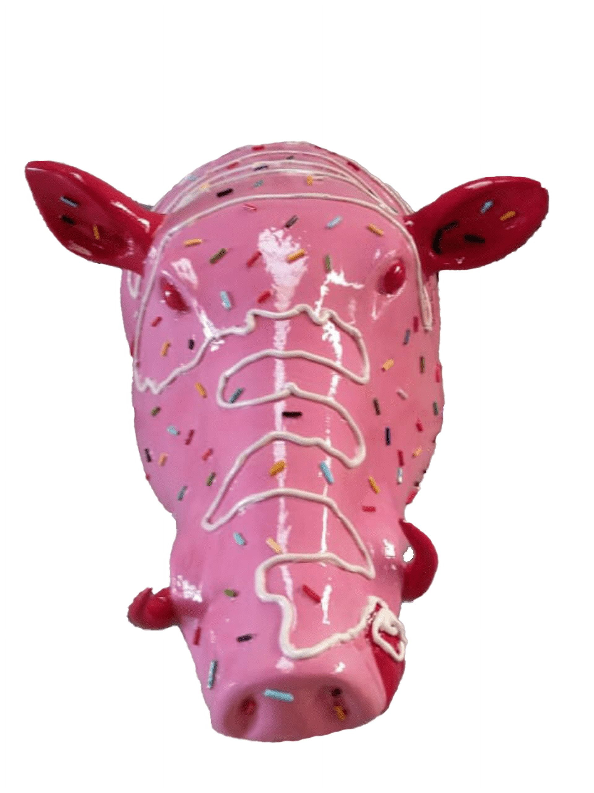 Wild Boar Cotton Candy Pink n Sprinkles Head Life Size Statue - Walmart.com