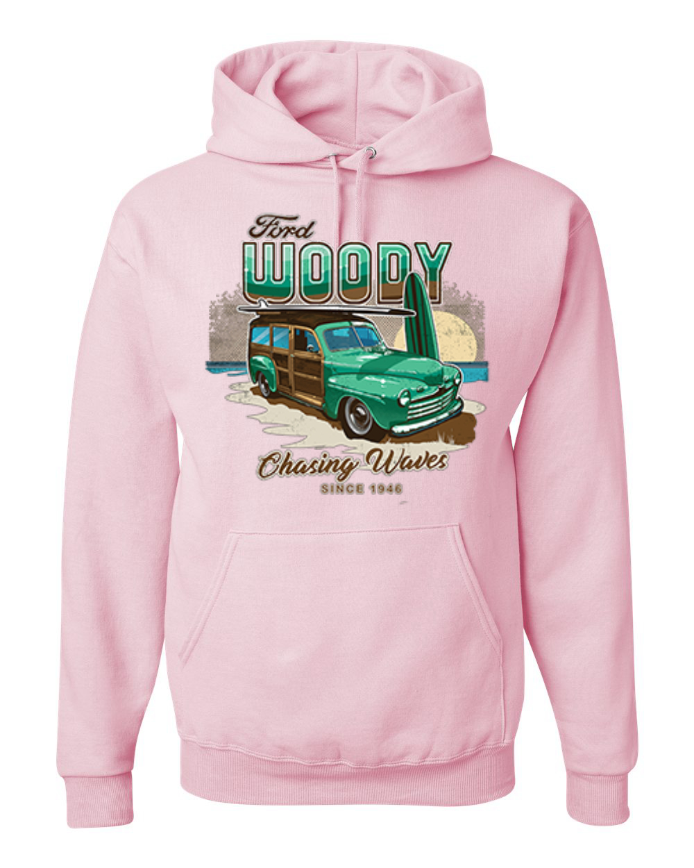 Wild Bobby, 1946 Vintage Ford Woody Chasing Waves Cars and Trucks ...