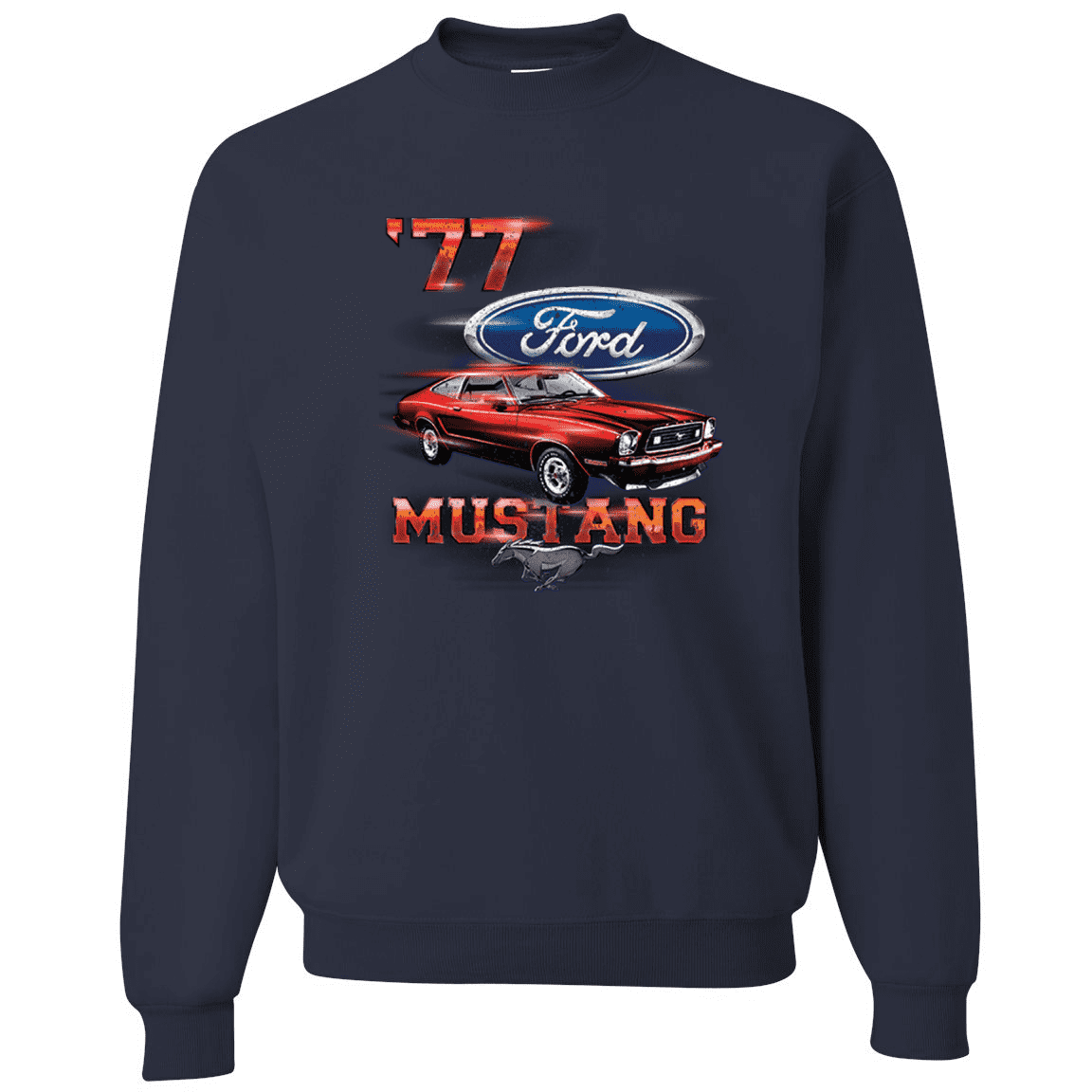 Wild Bobby, 77 Ford Mustang Classic Red Hot Rod Classic Logo Cars and ...