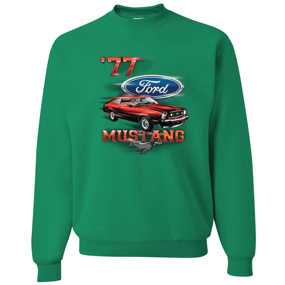 Wild Bobby, 77 Ford Mustang Classic Red Hot Rod Classic Logo Cars and ...