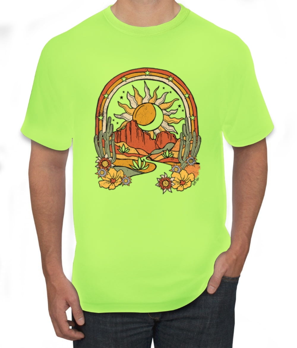 Wild Bobby Adventure Sun With Cacti In the Desert With Flowers and ...